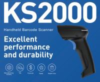 China Durable KS2000 Handheld 2D Barcode Scanners Wireless Connecting for sale