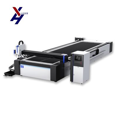 China 1KW 1.5KW Water Cooled Metal Stainless Steel Carbon Sheet Fiber Laser Cutting Machine for sale