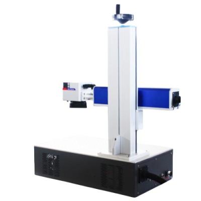 China High Productivity Pulsed Laser Marking Machine for Plastic Bags Cable Wire PET Bottle for sale