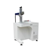 China Steel Metal Plastic Raycus Fiber Laser Marking Machine Mini Portable 20w 30w 50w Rotary for sale