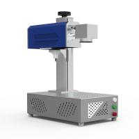China 20w 30w 50w 70w 100w White Black Color Fiber Laser Marking Machine with MAX Laser Source for sale