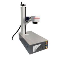 China 20w 30w 50w 70w 100w White Black Color Fiber Laser Marking Machine with MAX Laser Source for sale