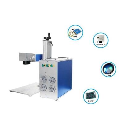 China MAX Life-long Jpt Raycus Ipg Color Marking Mini Fiber Laser Machine 20w 30w 50w CNC for sale