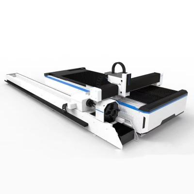 China RAYCUS Laser Source 1000W / 2000W / 3000W/4000W CNC Tube and Sheet Fiber Laser Cutting Machine for sale