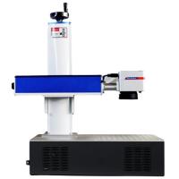 China 20-100W Auto Focus Raycus Max Ipg Mopa Metal Optical Fiber Laser Marking Machine for Metal Marking for sale