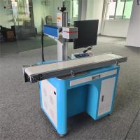 China Restaurant Menu Air-cooled 20W 30W 50W Fiber Laser Marking Machine with CCD Camera for sale