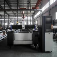 China Thick Sheet Steel Fiber Laser Cutting Machine with Exchange Table and Double Platform for sale