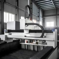 China Thick Sheet Steel Fiber Laser Cutting Machine with Exchange Table and Double Platform for sale