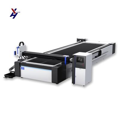 China Blue-white Water Cooled Metal Laser Cutting Machine with 1000W/1500W/2000W/3000W Power for sale