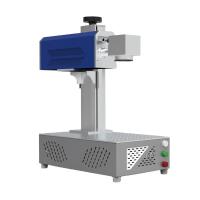 China Portable Mini Raycus Fiber Laser Marking Machine for Metal Stainless Steel Qr Code Date for sale