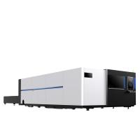 China Single Table Full Cover 3015 Fiber Laser Cutter 3000*1500mm with 4-axis Configuration for sale