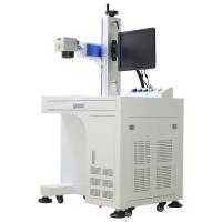China Metal Marking 20W/30W/50W Optional Fiber Laser Marking Machine for Building Material Shops for sale