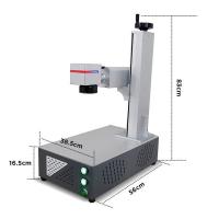 China 20w 30w 50w Air-cooled Metal Laser Engraving Machine for Fiber Laser Marking Portable for sale
