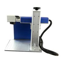 China Metal Home Laser Marking Machine with EZCAD Software Supports AI DWG DXF DST PLT BMP Raycus 20W 30W 50W for sale