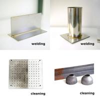 China Metal Stainless Steel Aluminum Laser Welding Head with 1000w 1500w Fiber Laser Source for sale