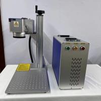 China Jpt M7 Split Desk Mopa Fiber Laser Color Engraver For Stainless Steel Alumina Jewelry for sale