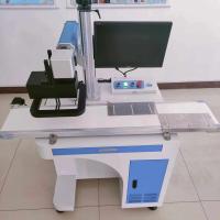 China Automatic Laser Marking Machine for Serial Numbers Printing with Conveyor Belts for sale