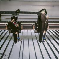 China 1300*900mm Laser Cutting Machine With 2 Heads 130W 150W Acrylic Wood MDF for sale