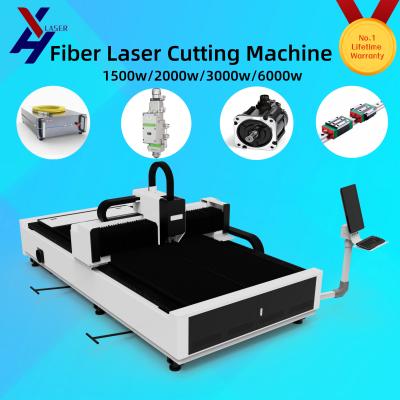 China 2025 1530 1500W 3000W CNC Fiber Laser Cutting Machine Laser Cutter Stainless Steel Metal for sale