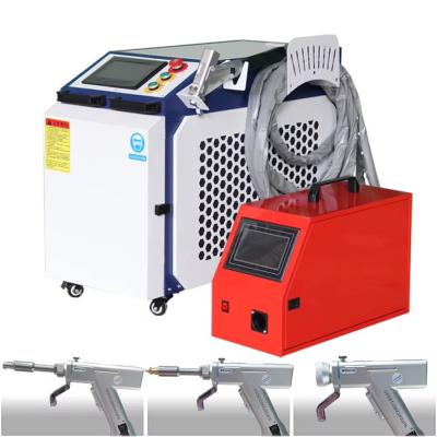 China Cheapest 4 In 1 Multifunction Fiber Laser Welder Handheld Laser Welding Machine 1500w For Metal for sale
