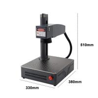 China Multifunctional Portable Fiber UV Laser Engraver For Metal Wood Glass Crystal Plastic for sale
