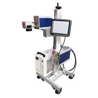 China Portable Laser Wire Marking Machine Laser Coding Machine For Production Line With 30W 50W 100W for sale