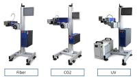 China Portable Laser Wire Marking Machine Laser Coding Machine For Production Line With 30W 50W 100W for sale