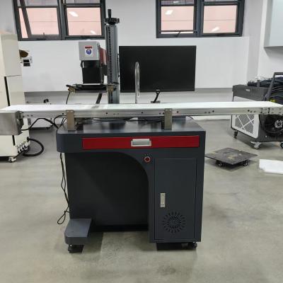 China Raycus Max Jpt Fiber Laser Engraver With CCD Automatic Visual And Positioning System With Computer for sale