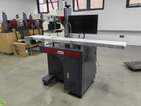 China Raycus Max Jpt Fiber Laser Engraver With CCD Automatic Visual And Positioning System With Computer for sale