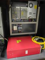 China Raycus Max Jpt Fiber Laser Engraver With CCD Automatic Visual And Positioning System With Computer for sale