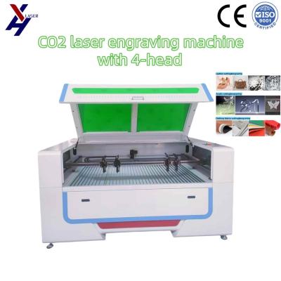 China 130W 150W CO2 Laser Cutter And Engraver With 4 Heads For Acrylic MDF Glass for sale