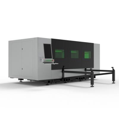 China CNC Fully Automatic Side Pull Fiber Laser Cutting Machine For Stainless Steel Carbon Steel Aluminum Of 6000W For Cut Metal for sale