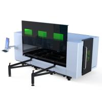 China High Power Side Pull 6000W 3015LS Metal Sheet Fiber Laser Cutting Machine for sale