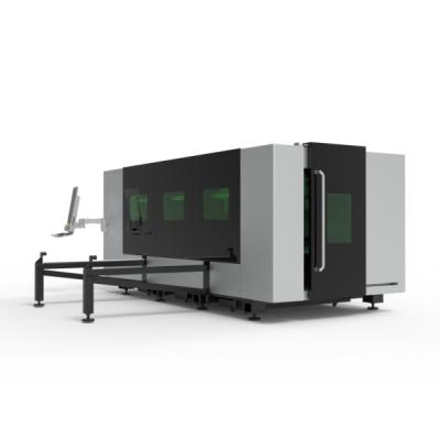 China CNC 6000W 3015LS Side Pull Fiber Laser Cutter For Aluminum Copper Brass Iron Stainless Steel Sheet for sale