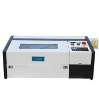 China 3020 4040 Small CO2 Laser Engraver 40W 50W For Rubber Stamp Acrylic for sale