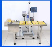 China Fiber Laser Wire Marking And Coding Machine For Production Lines Small Businesses 30W 50W 100W Power Options for sale