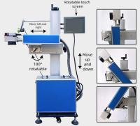 China Fiber Laser Wire Marking And Coding Machine For Production Lines Small Businesses 30W 50W 100W Power Options for sale