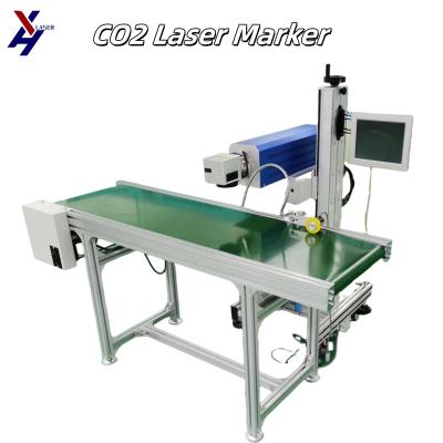 China Precision Laser Coding High-Speed Flying Laser Marking Machine For Continuous Production Lines for sale