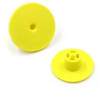China Animal Tracking Round U Code TPU UHF RFID Tags Labels for sale
