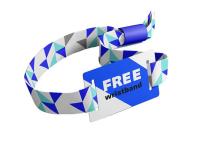 China Fabric RFID Wristbands for sale
