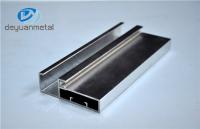 China 5.98 Meter Silver Polishing Aluminium Extruded Aluminium Profiles For Decoration With Cutting for sale