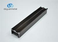 China Champagne Aluminium Window Profiles Anodizing Extruded Aluminum Window Frame for sale