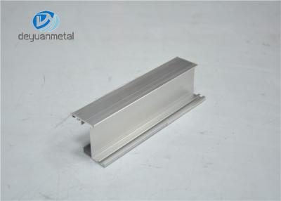 China 5.98 Meter Silver Anodized Aluminium Window Profiles Polished Surface Treatment for sale
