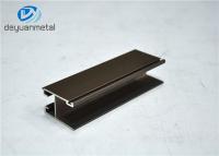 China 5.9 Meters Black Aluminium Extrusion Profiles Anodized 10-15um 6063-T6 for sale