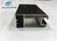 China Black Anodizing 10-15um Casement Window Profiles For Construction for sale