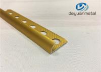 China Height 8MM Square Aluminium Edge Trim Profiles  Oem Acceptable for sale