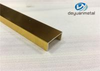 China 6063 6060 6463 T5 T6 T66 Aluminium Floor Trim Profiles +-0.15mm Precision for sale
