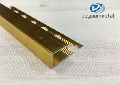 China Ceramic Tiles Decorative Aluminum Trim With Polishing Surface Treatment for sale