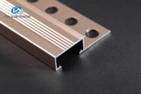 China 6063 Aluminum Ceramic Tile Edging , T5 Aluminum Ceramic Tile Edging for sale