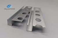 China Punched Aluminium Edge Trim Profiles 0.7- 2.0mm Thickness Electrophoresis for sale